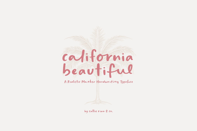 California Beautiful Script Font - Free Font