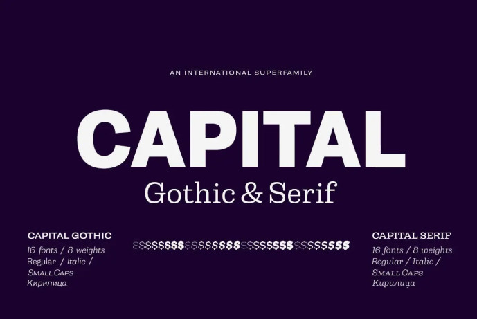 Capital Font - Free Font