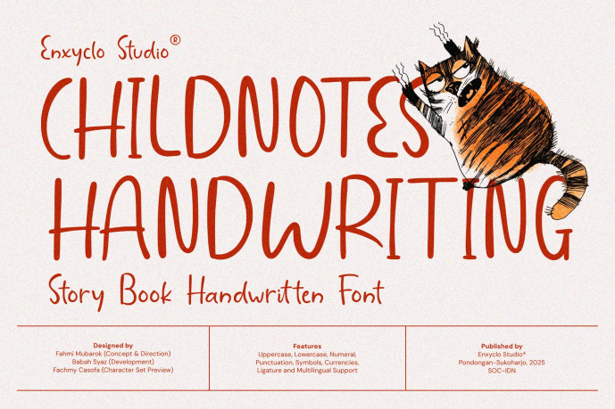 Childnotes Handwriting — Story Book Kids Font - Free Font