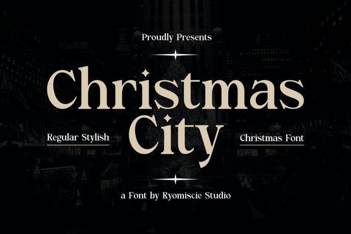 Christmas City Font - Free Font