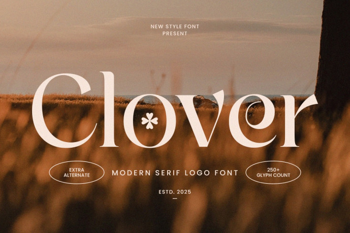 Clover - Modern Serif Font - Free Font