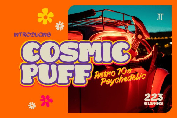 Cosmic Puff Font - Free Font