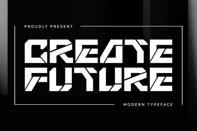 Create Future - Modern Futuristic Font - Free Font