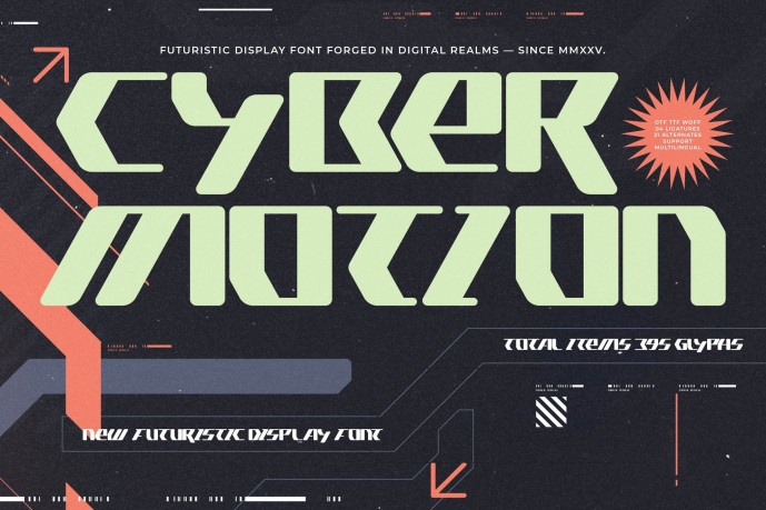 Cyber Motion Futuristic Font - Free Font