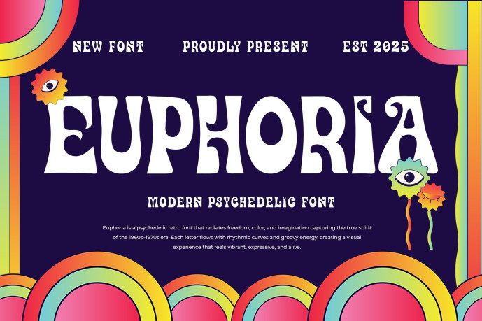 Euphoria Display Font - Free Font