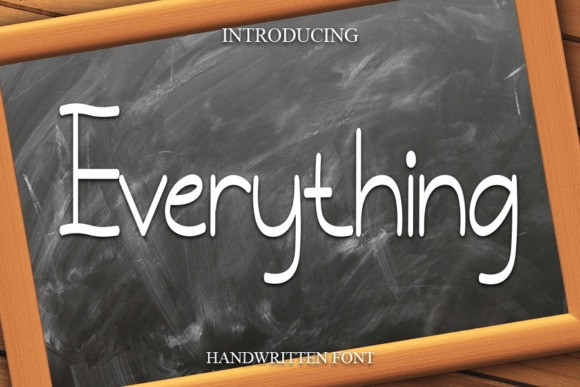 Everything Handwriting Font - Free Font