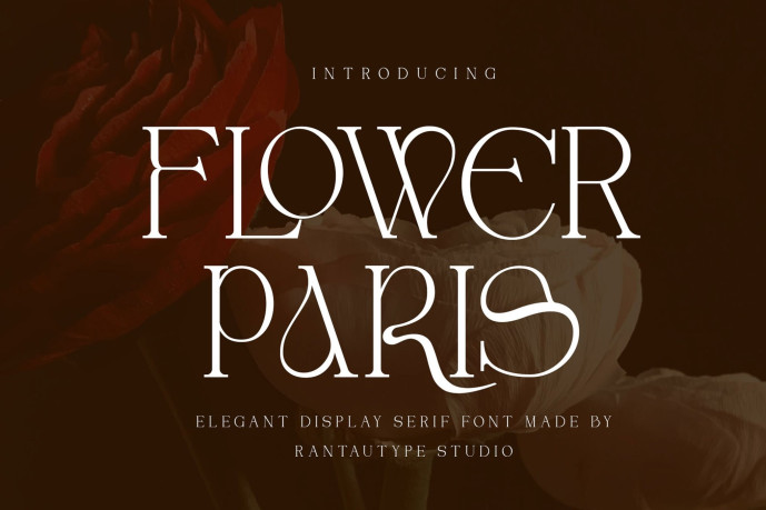 Flower Paris Font - Free Font