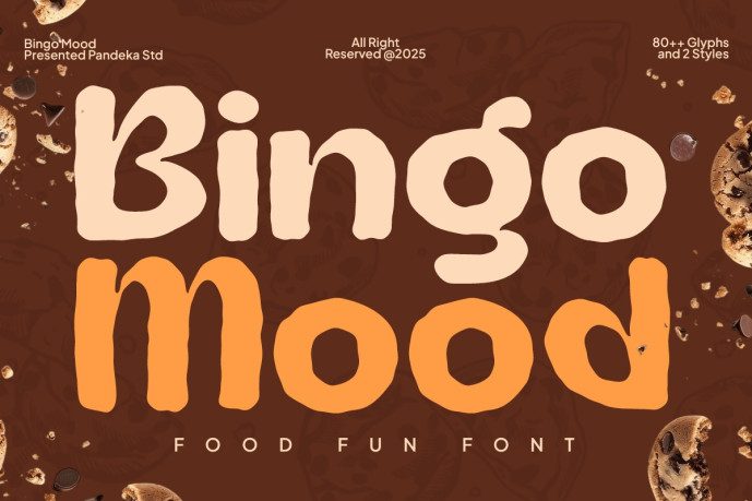 Bingo Mood Food Fun Font - Free Font