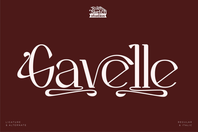 Gavelle Serif Font - Free Font