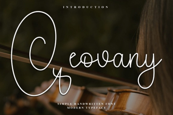 Geovany Handwriting Font - Free Font