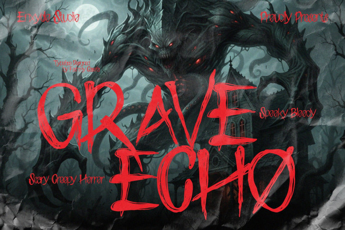 Grave Echo Horror Font - Free Font