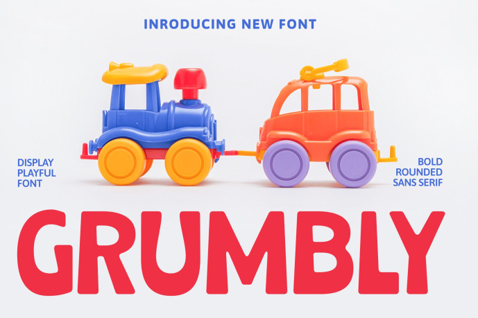 Grumbly - Playful Rounded Font - Free Font
