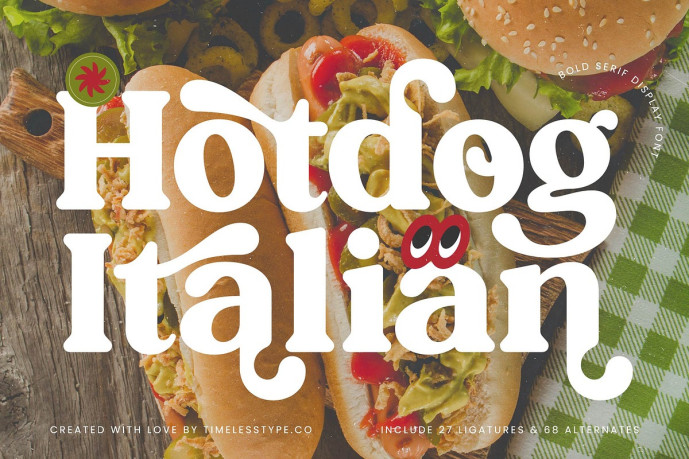 Hotdog Italian Typeface - Free Font