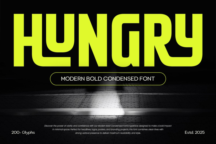 Hungry Font - Free Font