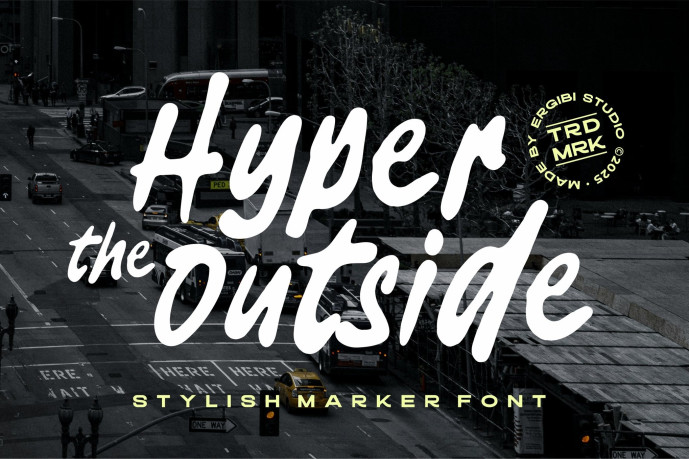 Hyper Outside Font - Free Font