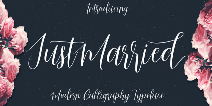 Just Married Script Font - Free Font