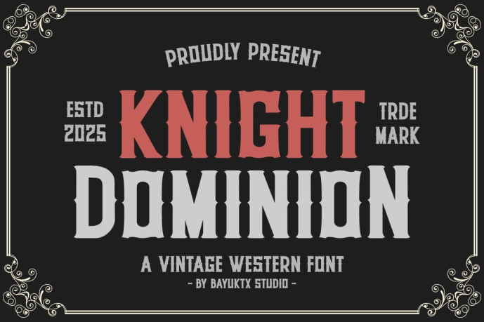 Knight Dominion Serif Font - Free Font