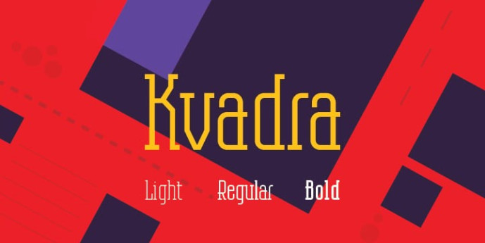 Kvadra Font - Free Font