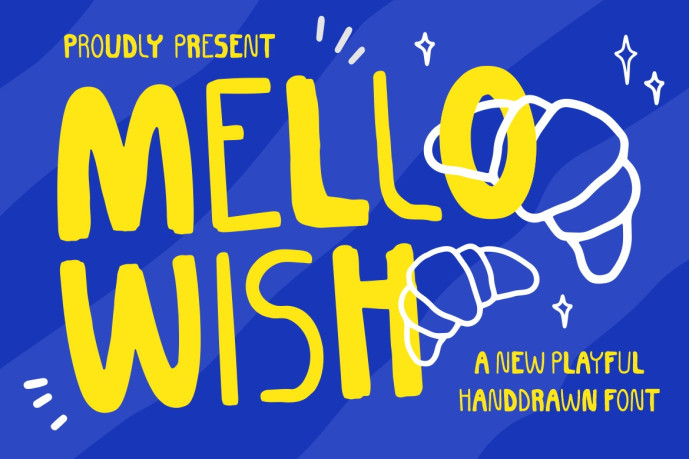 Mellowish Playful Handdrawn Font - Free Font