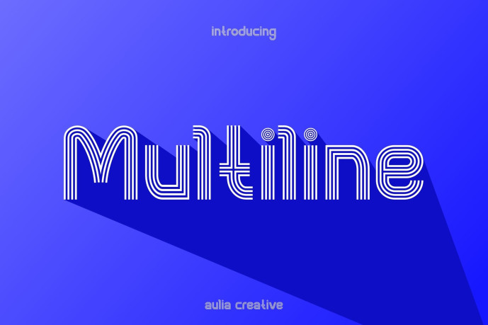 Multiline Font - Free Font
