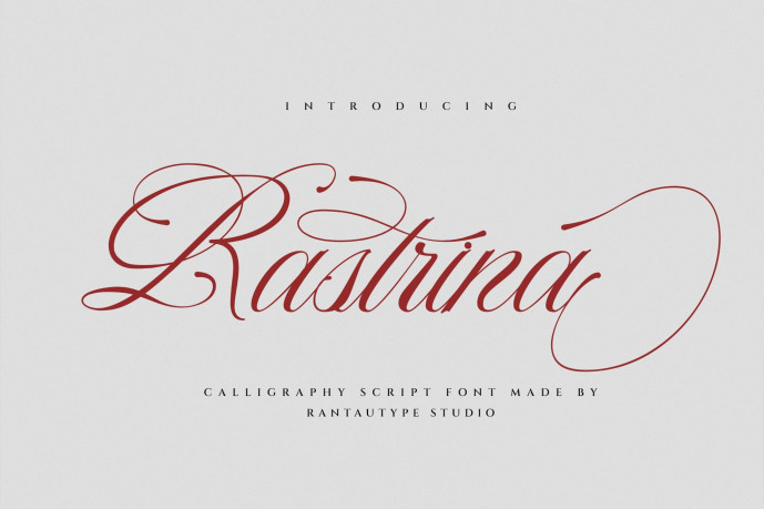 Rastrina Calligraphy Font - Free Font