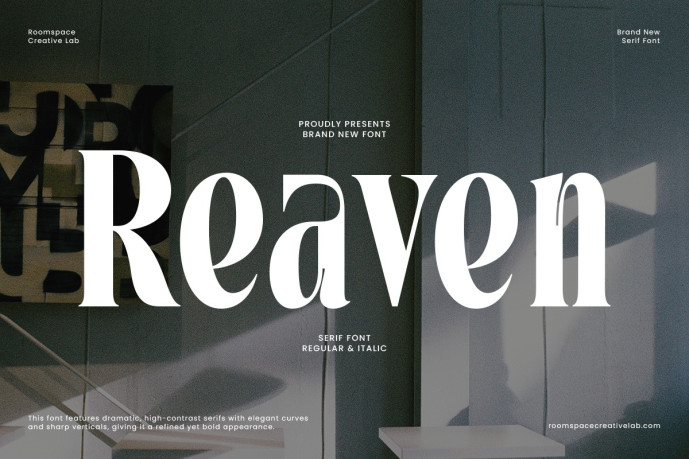 Reaven – Modern Serif Font - Free Font