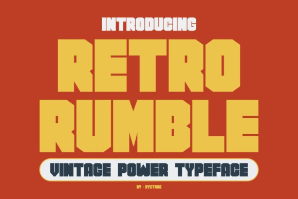 Retro Rumble Font - Free Font