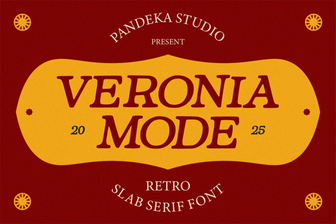 Veronia Retro Slab Serif Font - Free Font