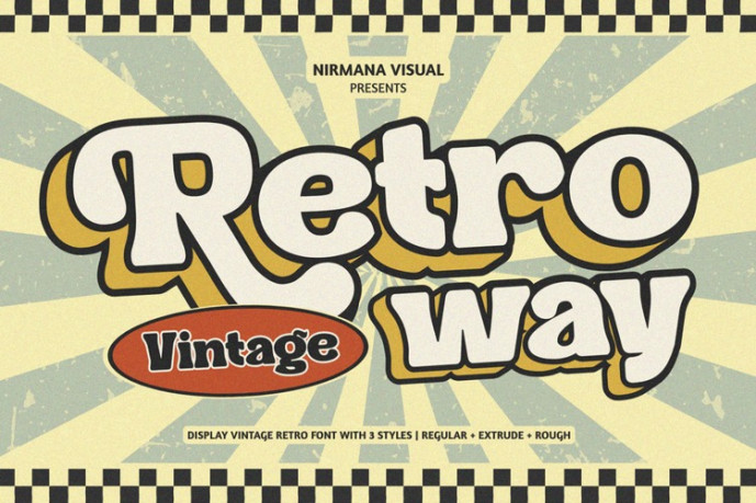 Retro Way Font - Free Font