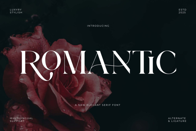 Romantic Typeface - Free Font