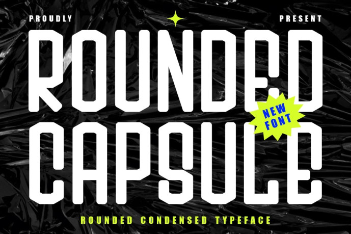 Rounded Capsule Font - Free Font