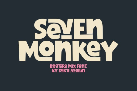Seven Monkey Font - Free Font