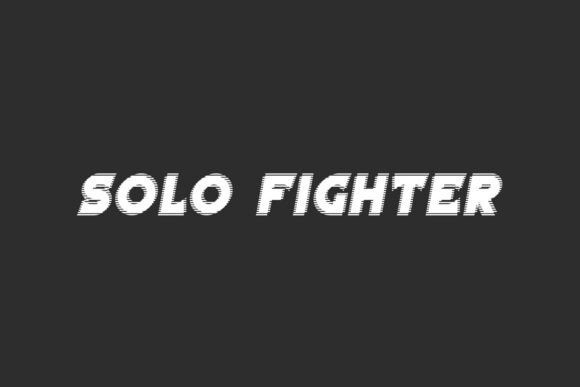 Solo Fighter Font - Free Font