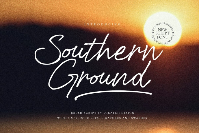 Southern Ground Handwriting Font - Free Font