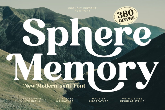 Sphere Memory Font - Free Font