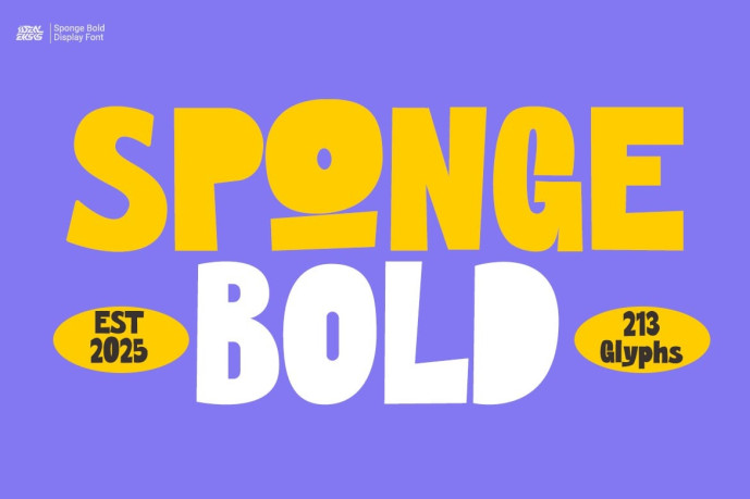 Sponge Bold Font - Free Font