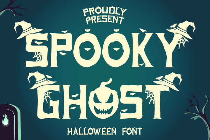 Spooky Ghost Display Font - Free Font