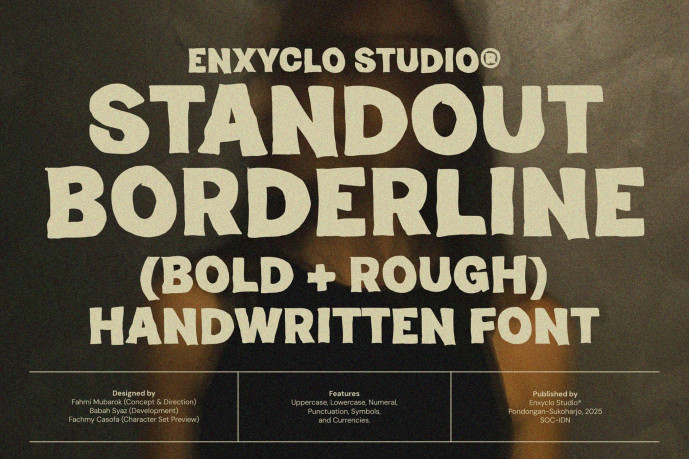 Standout Borderline Font - Free Font