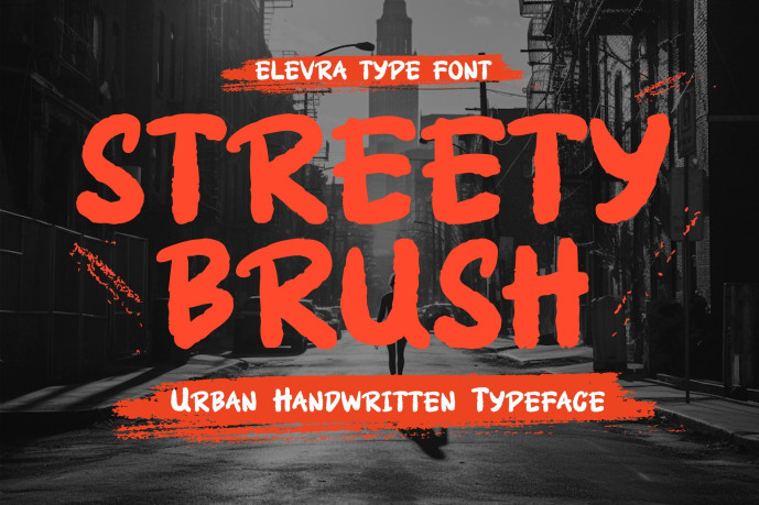 Streety Brush Font - Free Font