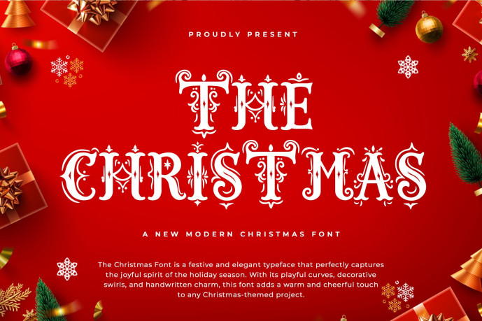 The Christmas — New Modern Christmas Font - Free Font