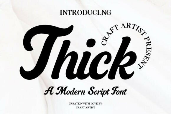 Thick Typeface - Free Font