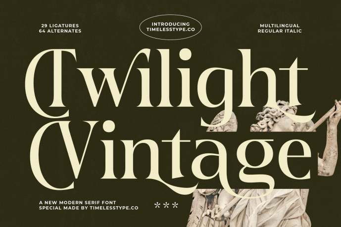 Twilight Vintage Font - Free Font