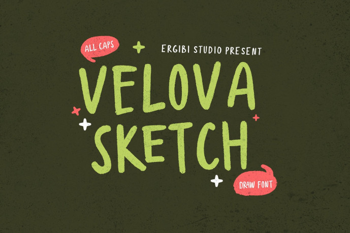 Velova Sketch Font - Free Font