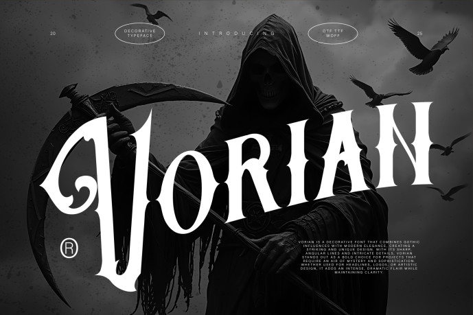 Vorian - Decorative Font - Free Font