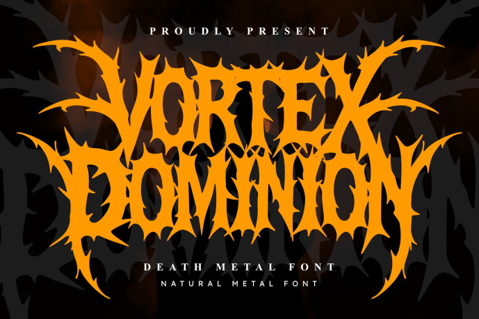 Vortex Dominion - Death Metal Font - Free Font