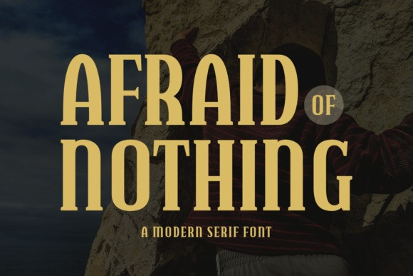 Afraid of Nothing Font - Free Font
