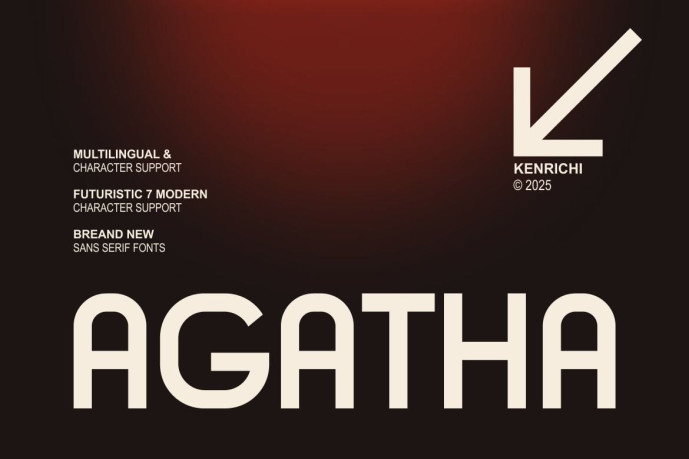 Agatha Sans Serif Font - Free Font