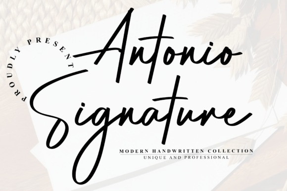Antonio Signature Font - Free Font