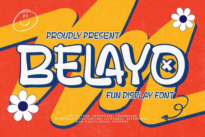 Belayo - Fun Display Font - Free Font