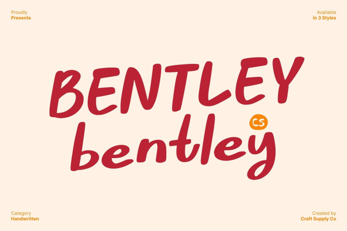 Bentley – Handwritten Font - Free Font